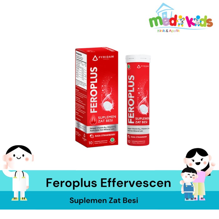 Jual Feroplus Effervescent Tablet Fero Plus Tablet Effervescent ...