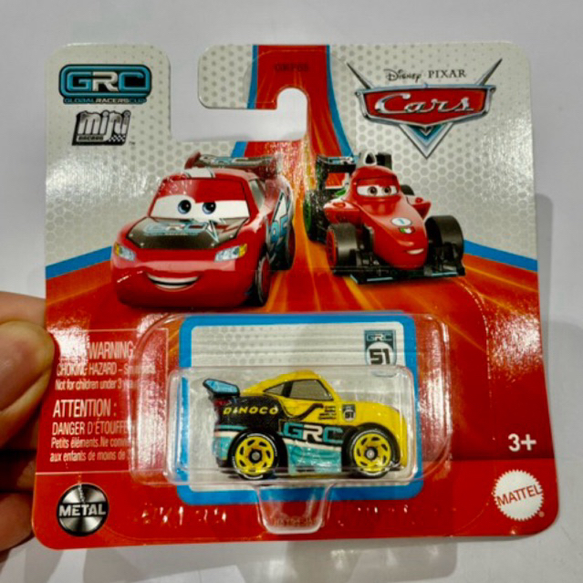 Jual DISNEY PIXAR CARS MINI RACERS GRC LIGHTNING MCQUEEN YELLOW ...