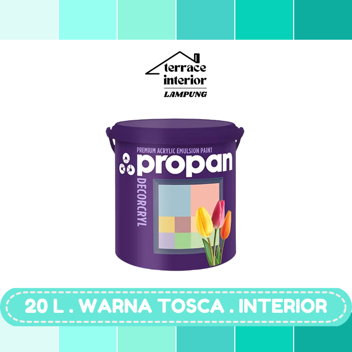 Jual Cat Tembok Interior Propan Decorcryl warna Tosca Ukuran 20 L ...