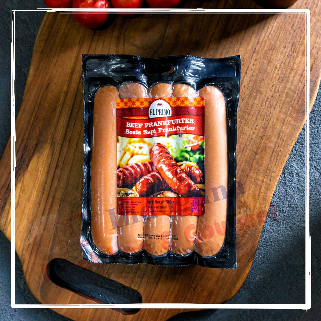 Jual El Primo Beef Frankfurter Sosis Sapi Frankfurter | Shopee Indonesia