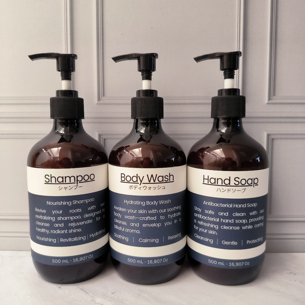 Jual Botol Sabun Refill 500mL Luxury Simple Minimalis Aesthetic Botol ...