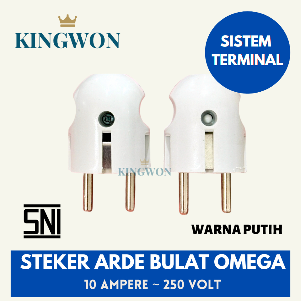 Jual STEKER ARDE BULAT PUTIH COLOKAN LISTRIK BULAT STEKER BULAT ...