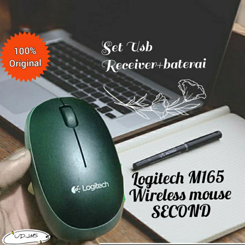 Jual Mouse Logitech M165 Wireless mouse Second Original 100% + Usb ...