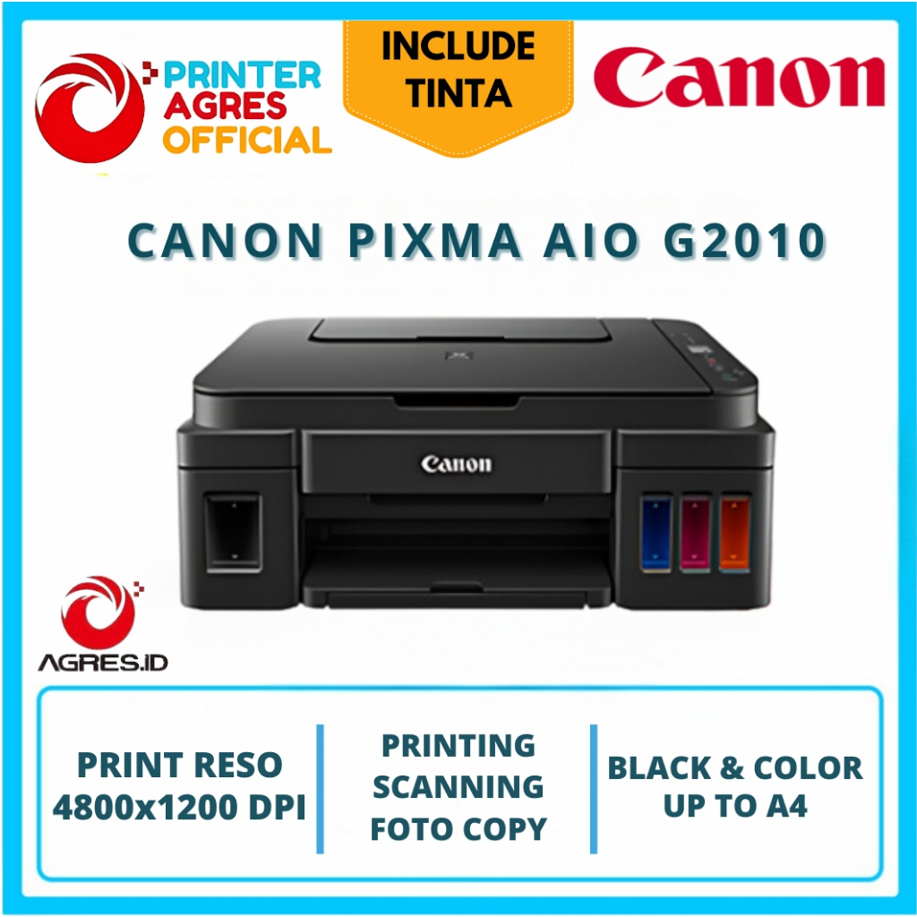 Jual [FREE TINTA] PRINTER CANON PIXMA G2010 NEW All in One-Resmi ...