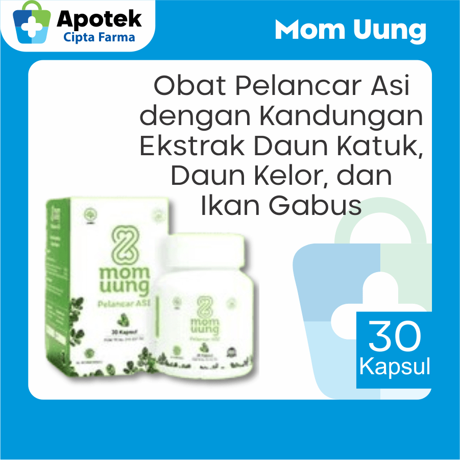 Jual Momuung Mom Uung Asi Booster Lancar Asi Ekstrak Daun Katuk Ikan ...
