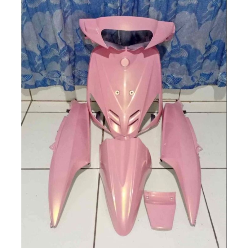 Jual Full Body Halus Yamaha Mio Sporty Warna Custom Pink Lembayung Gold ...