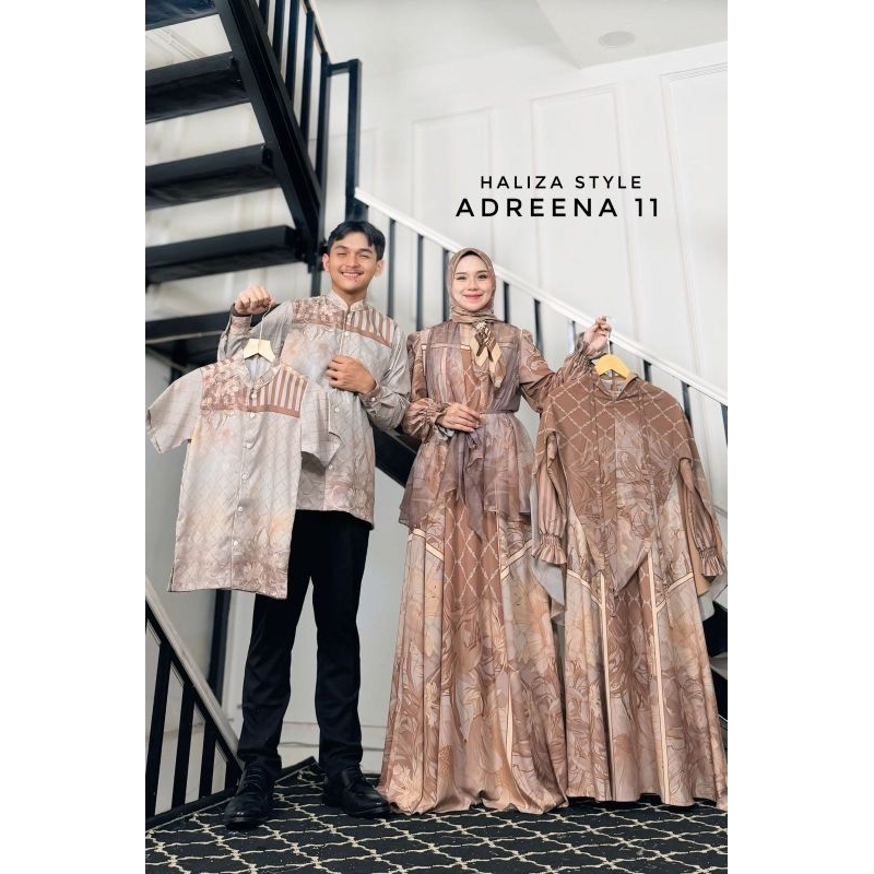 Jual ADREENA 11 | FAMILY SET SARIMBIT 2025 BY HALIZA STYLE HALIZA SYARI ...