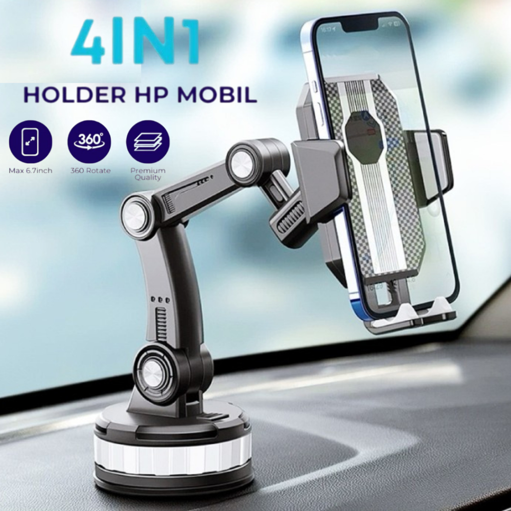 Jual Holder Hp Mobil 4 in 1 Dudukan Handphone Universal Untuk ...