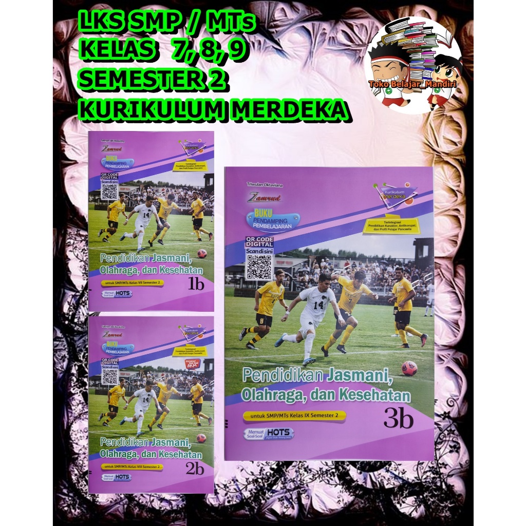 Jual LKS PJOK/Penjas/Penjasorkes SMP/MTs Kelas 7, 8, 9 Semester 2 Kurikulum Merdeka | Shopee ...