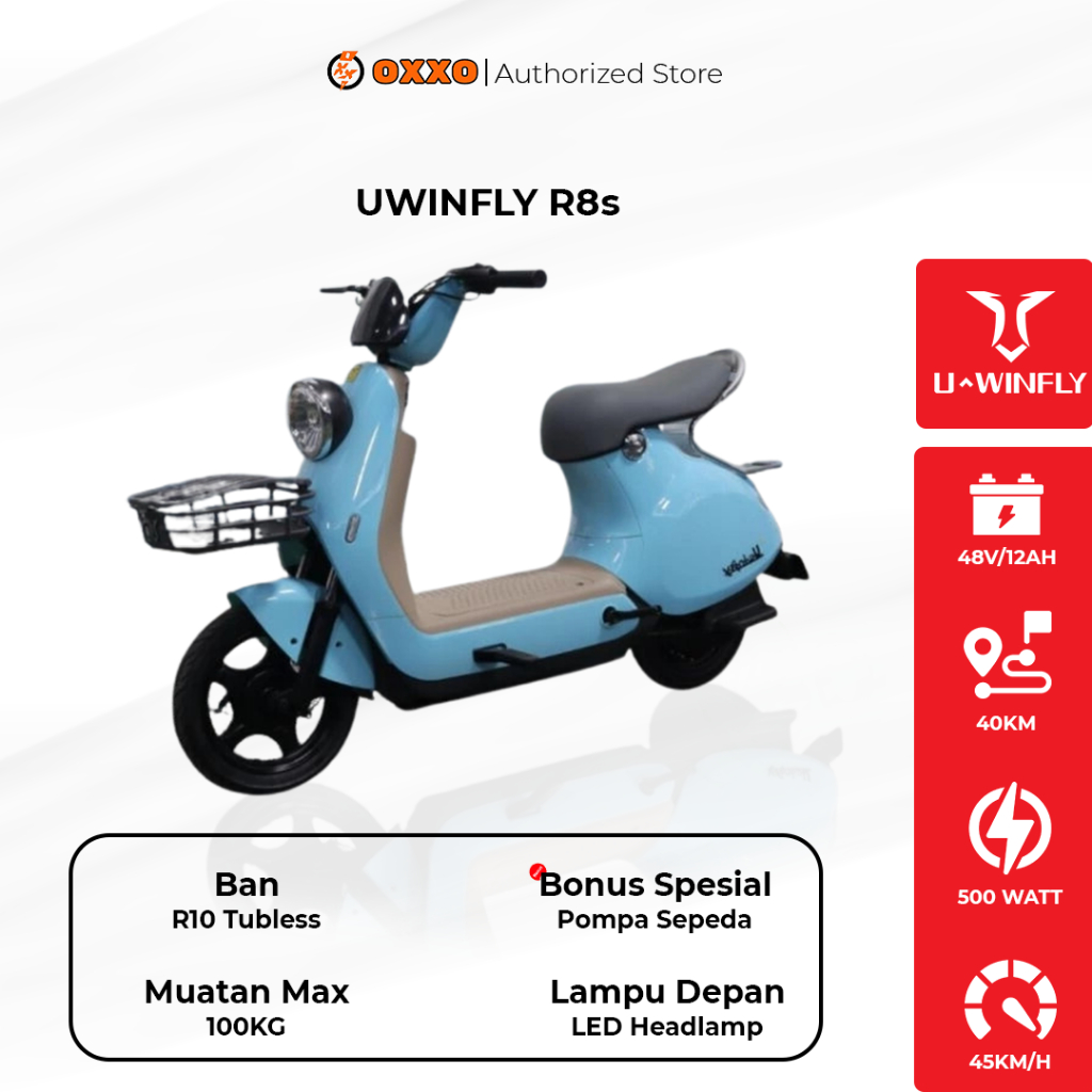 Jual Sepeda Listrik U WINFLY R8s 48V/12Ah 500WATT E-BIKE U WINFLY ...