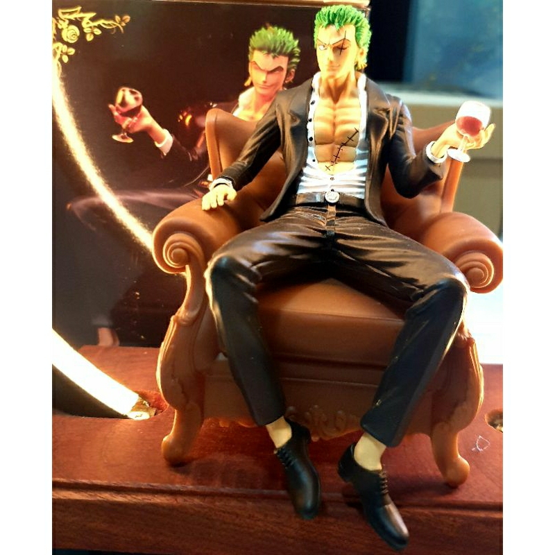 Jual Action Figure One Piece - Roronoa Zoro Suit GK Sofa Sitting ...