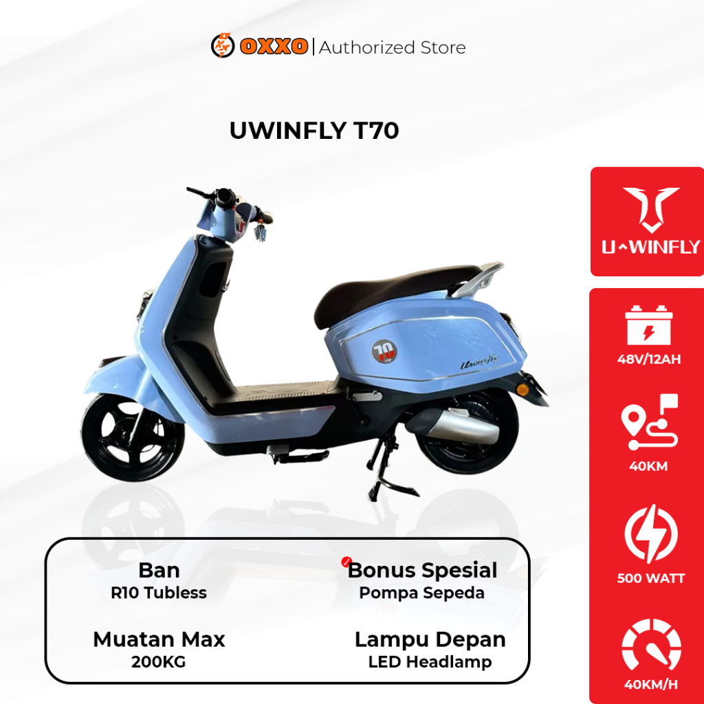 Jual Sepeda Listrik U WINFLY T70 48V/12Ah 500 WATT E-BIKE U WINFLY ...