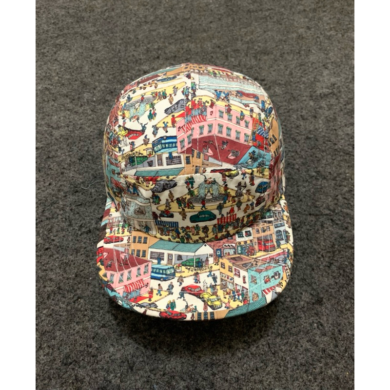 Jual Topi Where’S Waldo 5 Panel AOP (Thrifting) | Shopee Indonesia