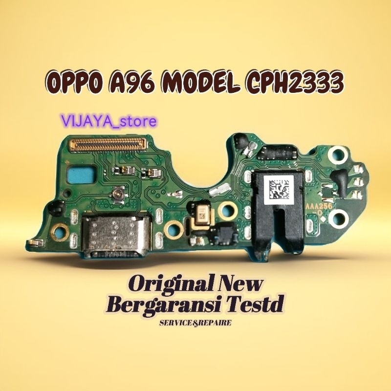 Jual Konektor Cas Papan Pcb Konektor Cas Mic Oppo A96 Cph2333 Original ...