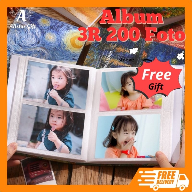 Jual Album 3R 200 Foto / Isi 200 Slot / Album Foto / Ukuran 3R / Cocok Untuk Tempat Penyimpanan ...