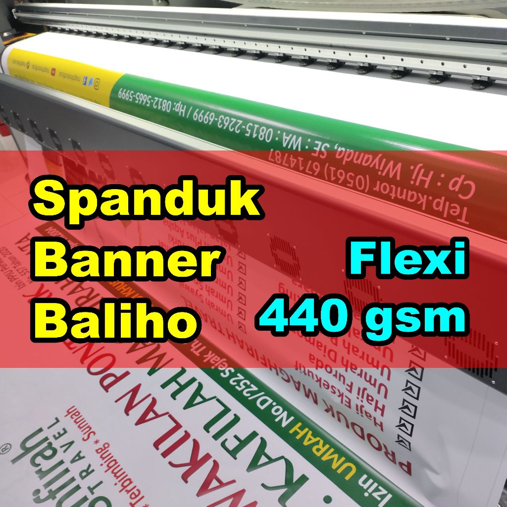 Jual Spanduk / Baliho / Banner Flexi Vinyl 440gsm Korcin | Shopee Indonesia