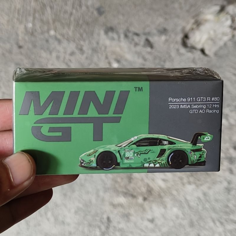 Jual MINI GT 713 Porsche 911 GT3 R #80 2023 IMSA Sebring 12 Hrs GTD AO ...