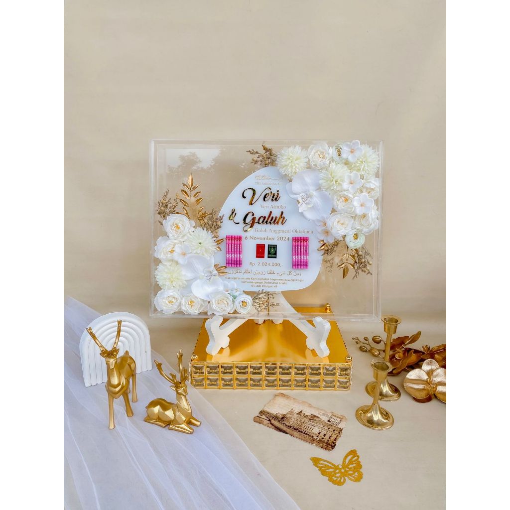 Jual MAHAR PERNIKAHAN / MAHAR PIGORA / MAHAR AKRILIK / LAYOUT MAHAR ...