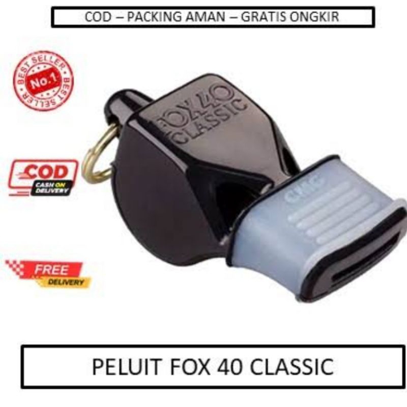 Jual Peluit Fox 40 Classic CMG Tanpa Tali Peluit Wasit Peluit Security ...