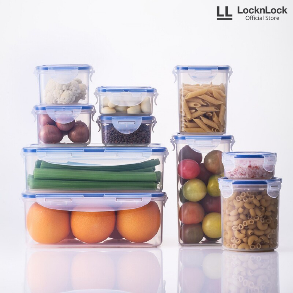 Jual LocknLock Classic Square Short Kotak Makan 420ml - HPL850 | Shopee ...