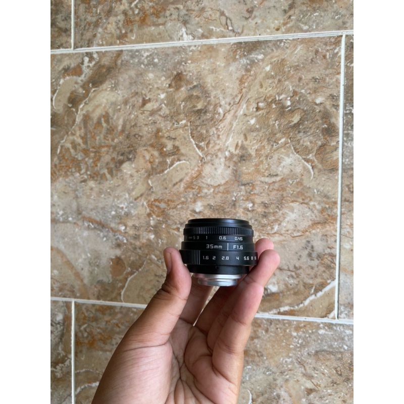 Jual LENSA FIX FOR MIRRORLESS NIKON 35mm F1.6 MANUAL FOKUS MULUS NORMAL ...
