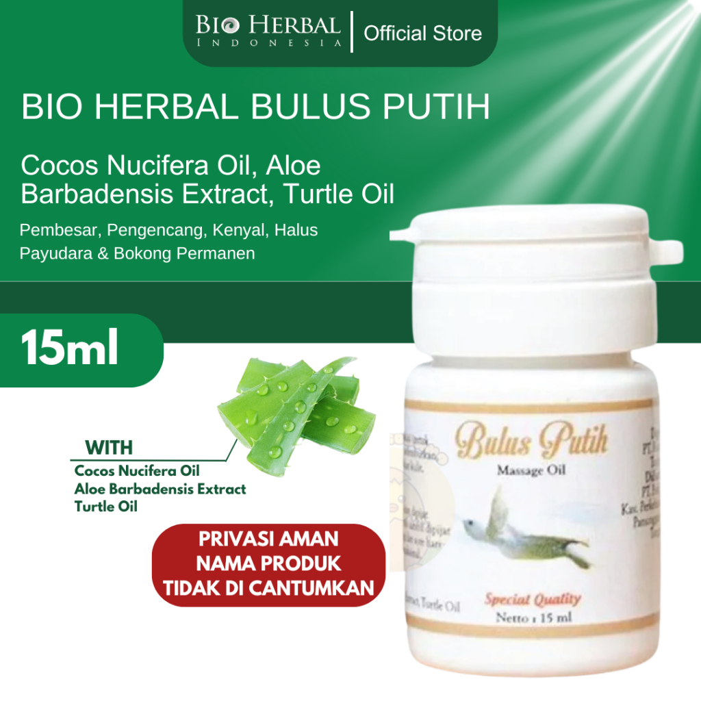 Jual Bio Herbal Minyak Bulus Putih ORI Obat Pembesar Payudara Permanen ...