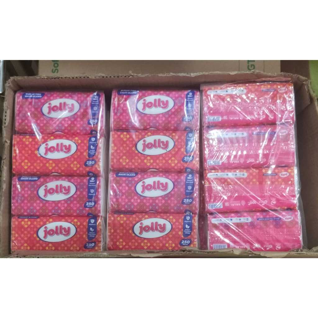 Jual Tisu Facial Merk Jolly isi 250 sheets 2ply | Shopee Indonesia