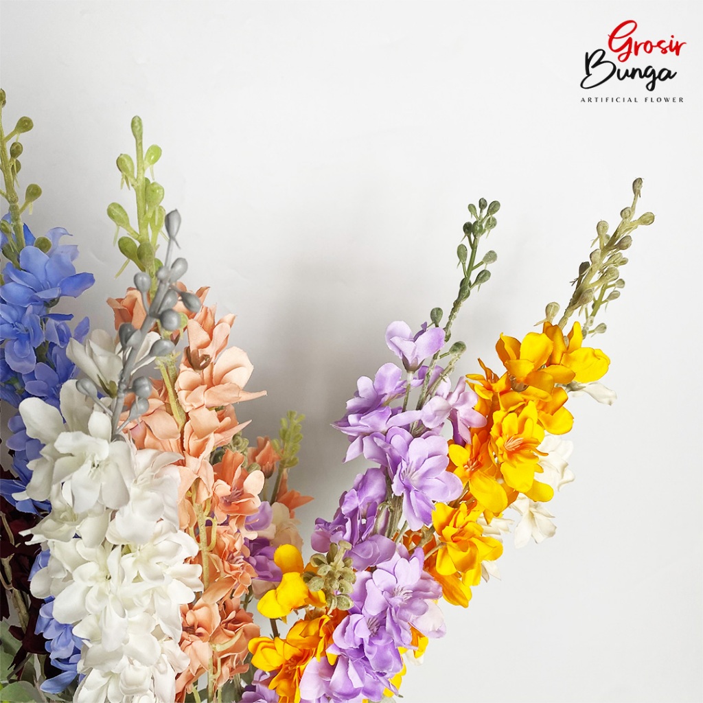 Jual Bunga Snapdragon Artificial Premium Lavender Hiasan Vas Ruangan ...
