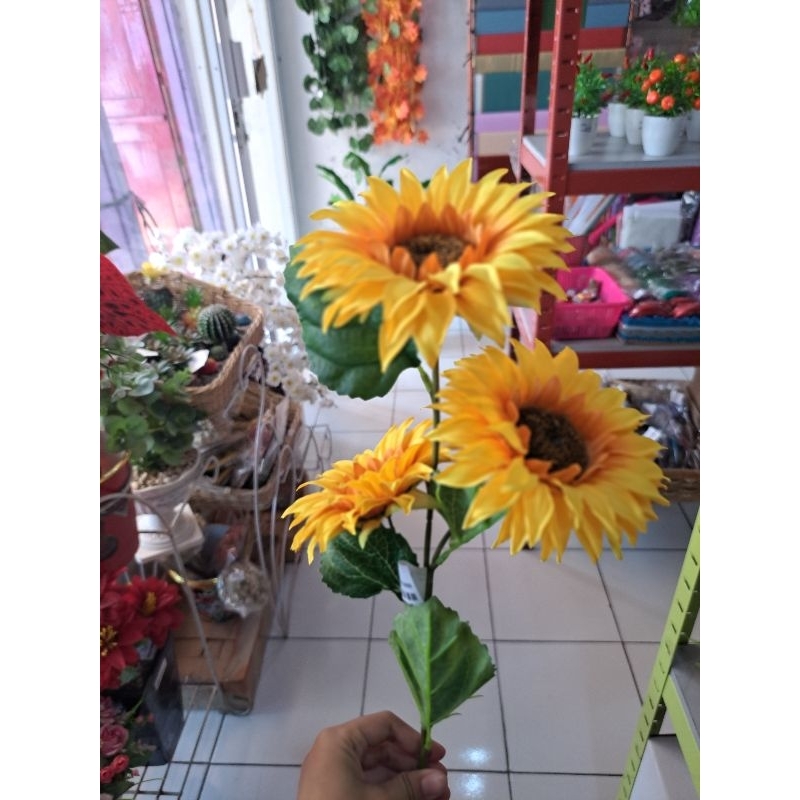 Jual bunga matahari jumbo 3 tangkai | Shopee Indonesia