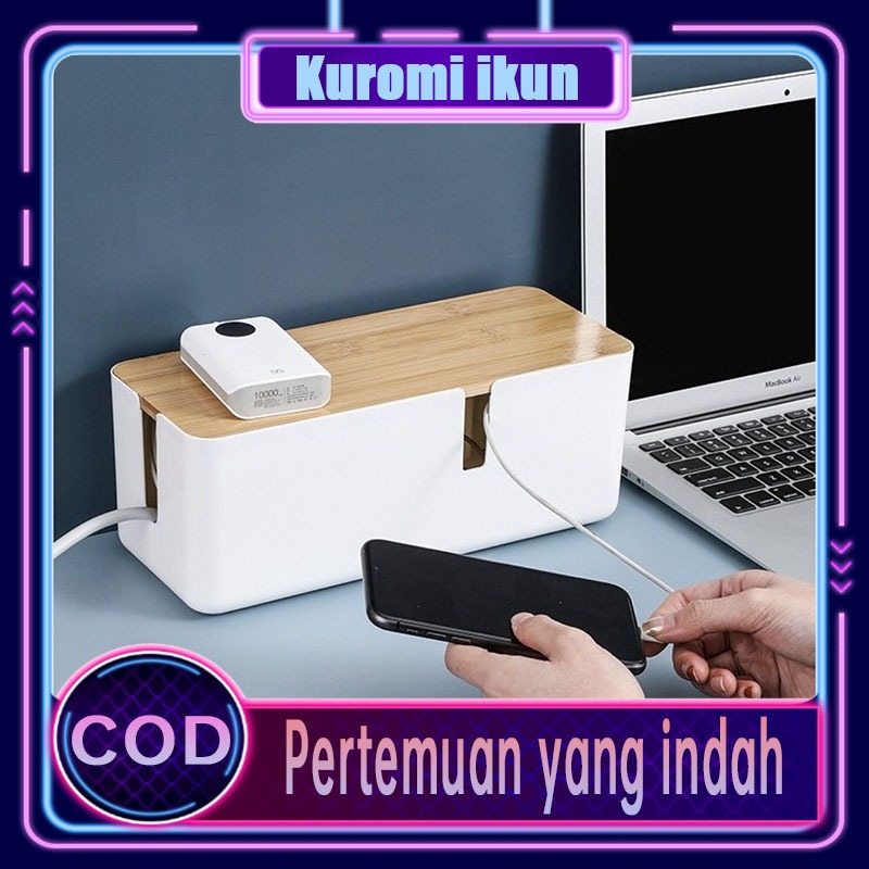 Jual {Rumah Xiaomi} Kotak Penyimpanan Kabel Charger Listrik - Cable Box ...