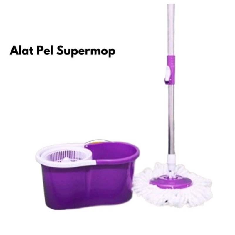 Jual pel big mop alat pel lantai super sumbu bonus refil besar otomatis ...
