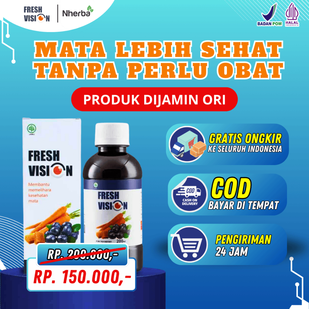 Jual Fresh Vision Obat Mata Herbal Mampu Mengobati Mata Minus, Mata ...