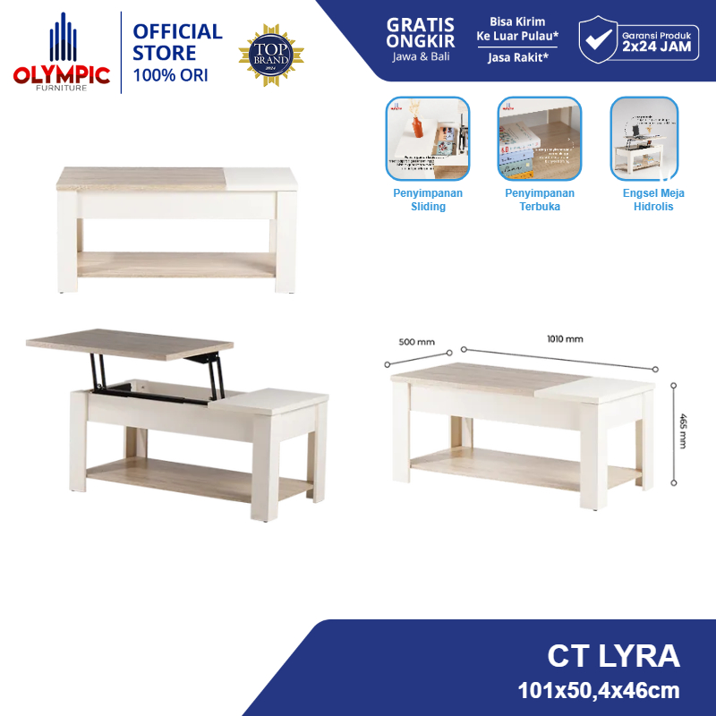 Jual Olympic Coffee Table / Meja Tamu / Meja Teras / Meja Kopi / CT ...