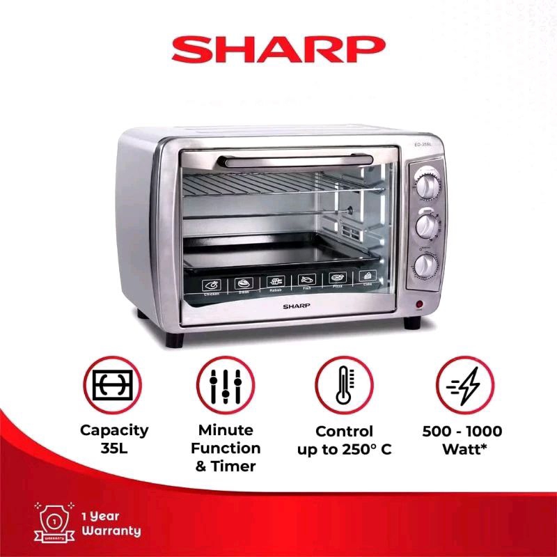 Jual SHARP Oven Listrik 35 Liter EO-35ST | Shopee Indonesia