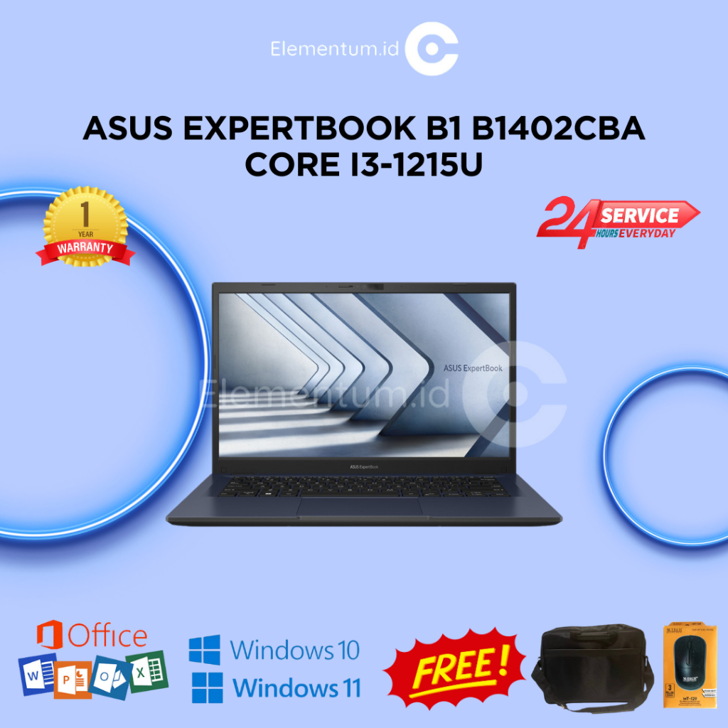 Jual ASUS ExpertBook B1 B1402CBA Core i3-1215U | 8GB 512GB 14.0" FULL ...