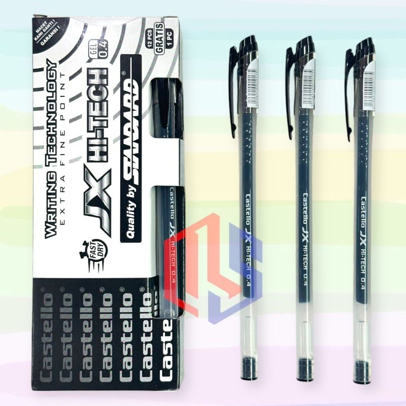 Jual Pulpen / Ballpoint / Pen JX Hi-tech Standard (12pcs) | Shopee ...