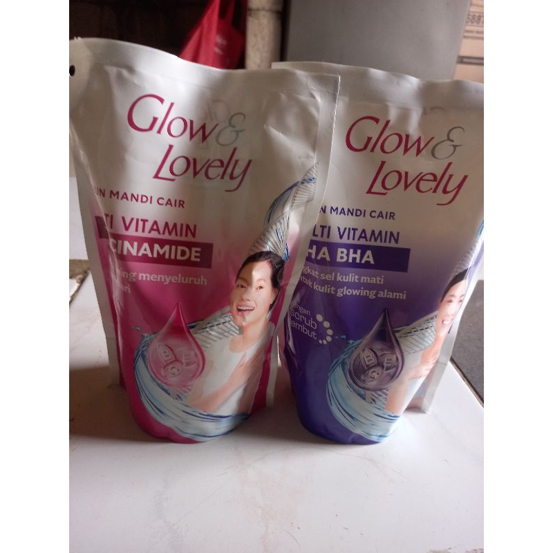 Jual GLOW LOVELY SABUN CAIR 400ML | Shopee Indonesia