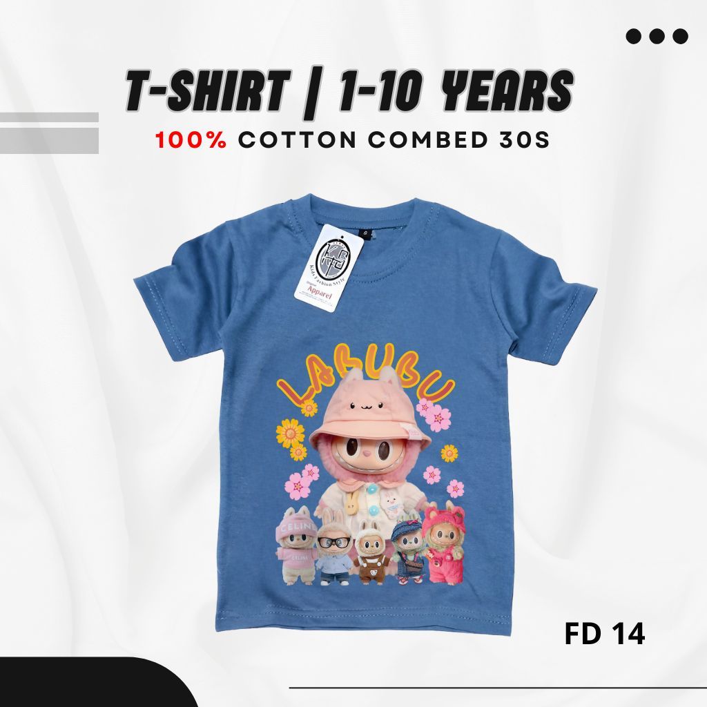 Jual Baju kaos anak Labubu The Monster Bear Lucu Laki Laki dan ...