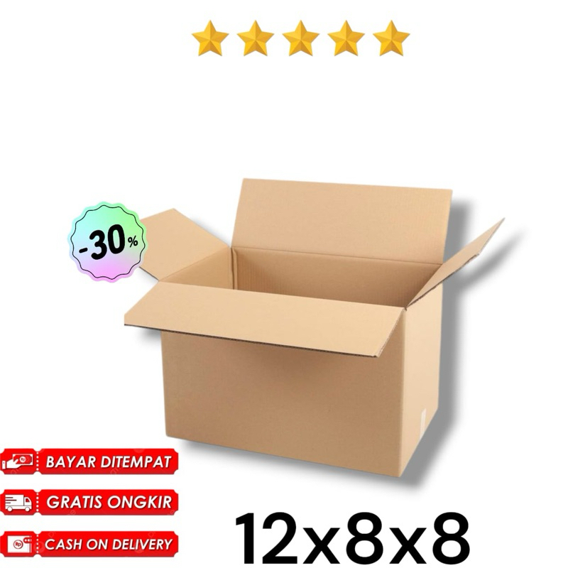 Jual kardus ukuran 12x8x8 Kardus Packing - Karton Box Dus Packaging ...