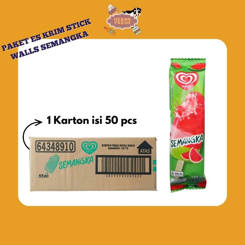 Jual Paket Es Krim Stick Walls Semangka | Shopee Indonesia