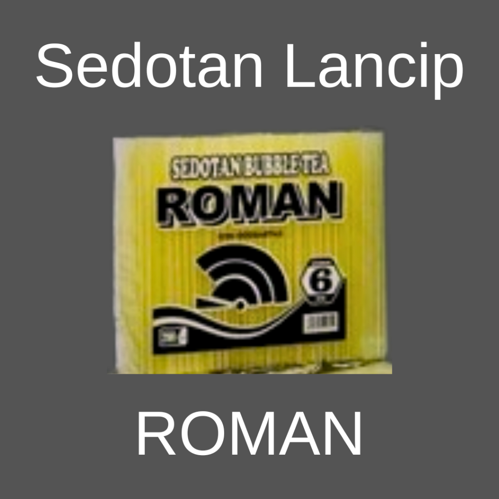 Jual Roman Sedotan Lancip Warna Warni | 6mm, 8mm, 12mm | isi 200 gram ...