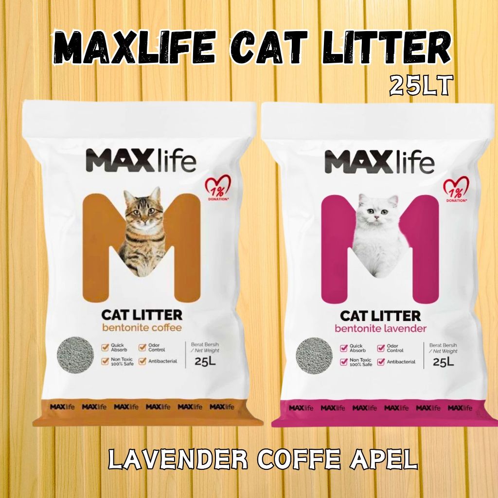 Jual MAXLIFE Pasir Kucing Premium Gumpal Wangi MAXlife Coffee Lavender ...
