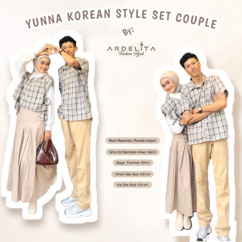 Jual ARDELITA - Yunna Korean Style Couple Set | Shopee Indonesia
