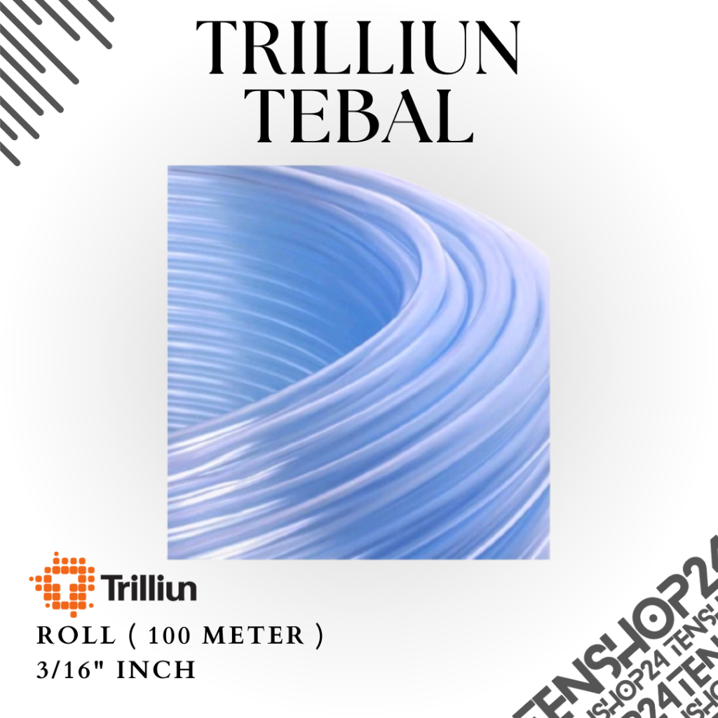 Jual Selang Air Elastis Tebal Trilliun 3/16" per 100 meter ( Tebal & Anti Tekuk ) Waterpass ...