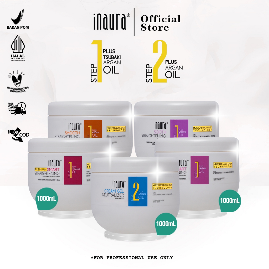 Jual Inaura Bundling Inaura Smoothing with plex Straightening Step 1 ...