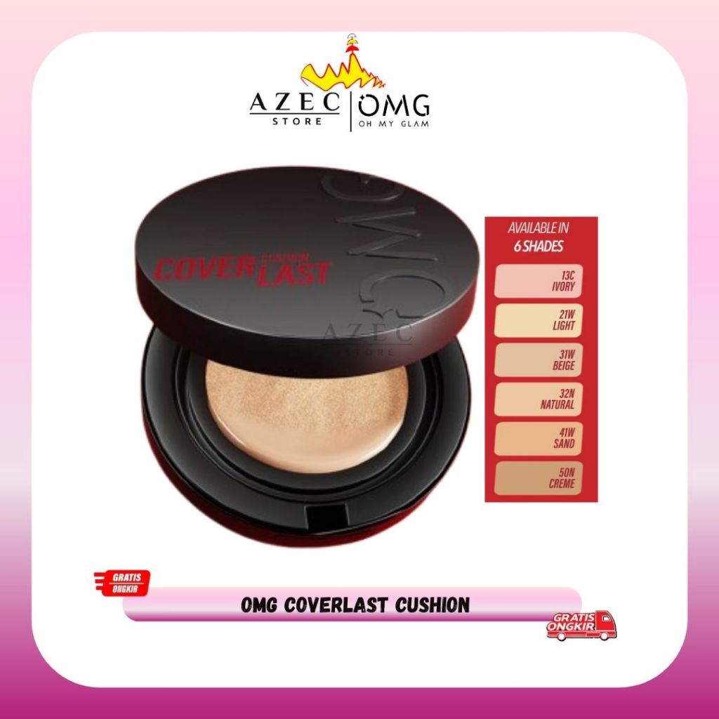 Jual OMG Oh My Glam Coverlast Cushion 15gr | Shopee Indonesia