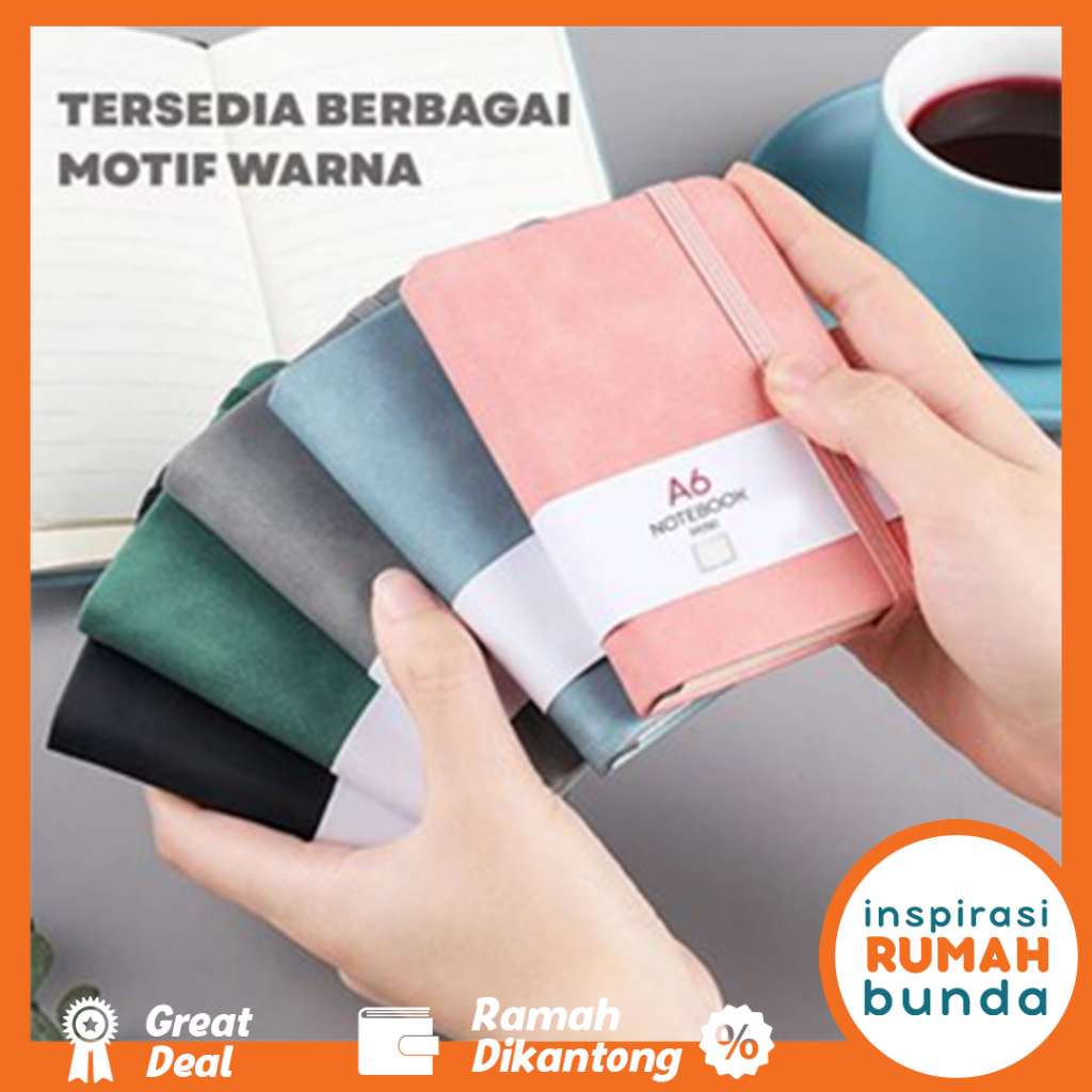 Jual Notebook A6 Buku Diary Aesthetic Buku Catatan Buku Notes Kecil ...