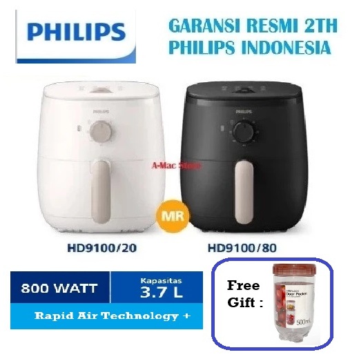 Jual Philips Air Fryer HD9100 HD 9100 Garansi Resmi | Shopee Indonesia