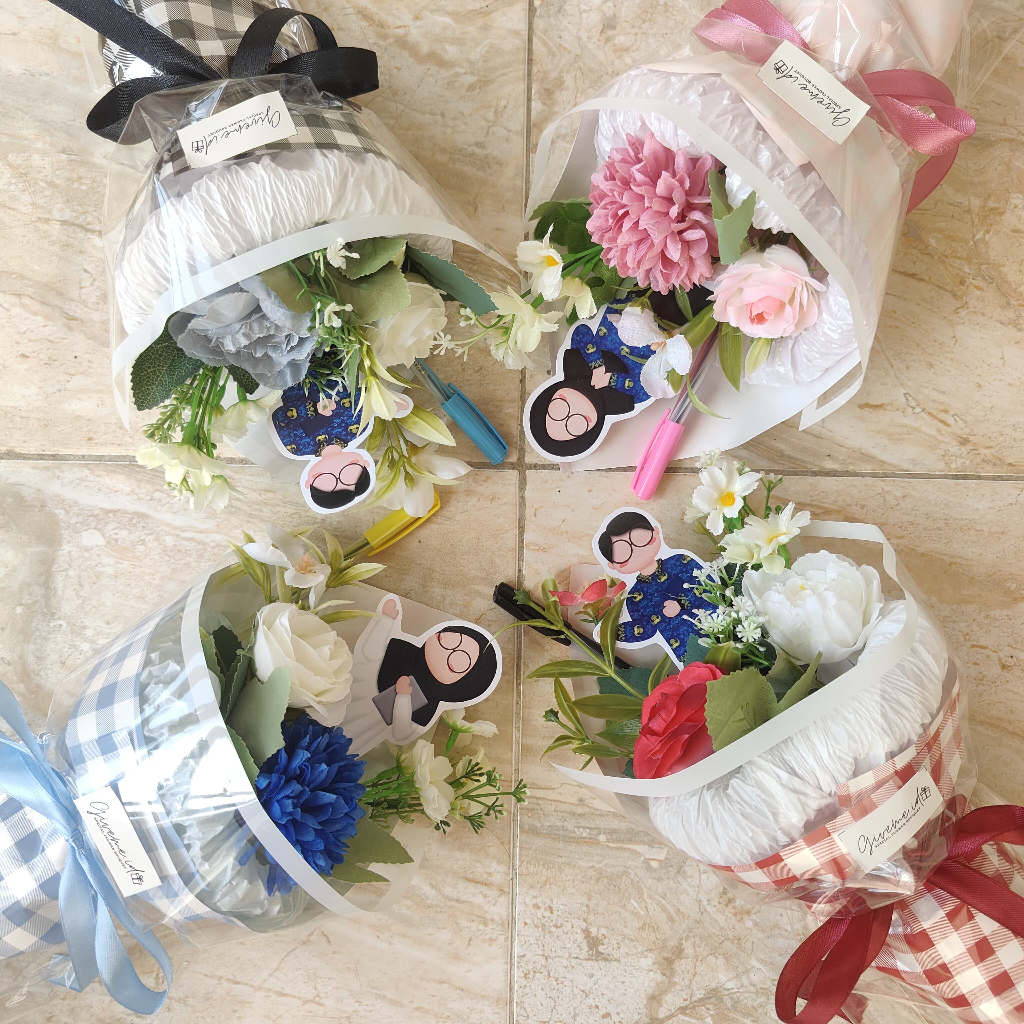 Jual [BUKET HARI GURU CONE] BUKET BUNGA HARI GURU/BUKET HARI GURU/BUKET ...