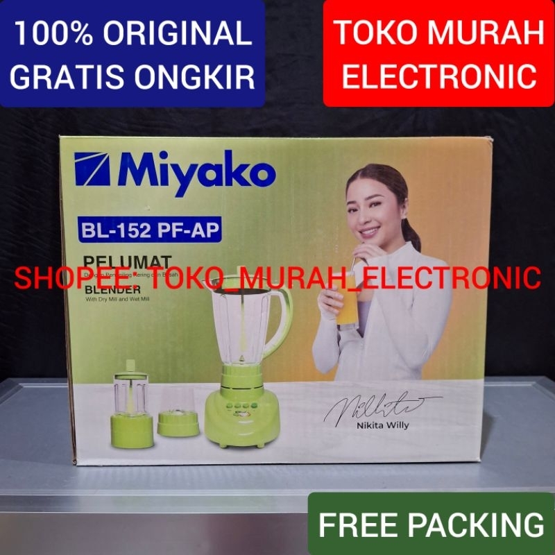 Jual TME - Blender Miyako BL-152 PF Original SNI 1,5 Liter | Shopee Indonesia